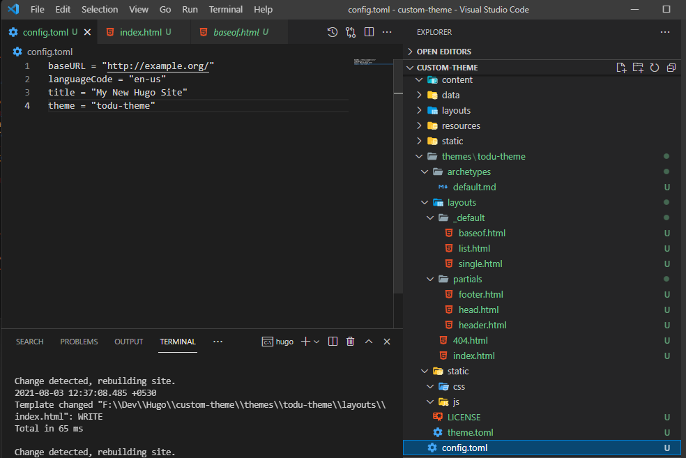 GitHub - learn-code-share/hugo-quickstart: hugo commands