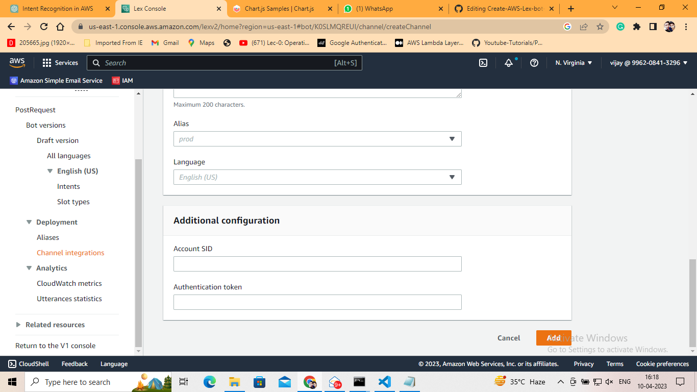 GitHub - Prajapati-vijay/Create-AWS-Lex-bot-: Creation of lex bot using LEX and aws lambda