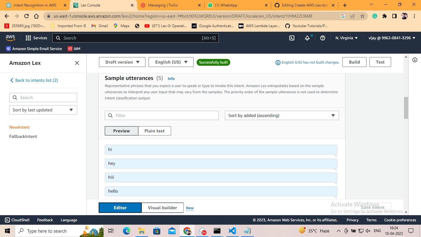 Github Prajapati Vijay Create Aws Lex Bot Creation Of Lex Bot Using Lex And Aws Lambda