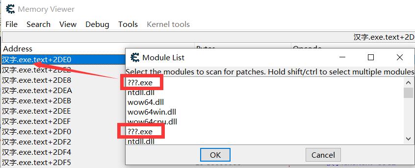 “Scan for patches” has a bug in supporting Chinese file names · Issue #2567 · cheat-engine/cheat ...
