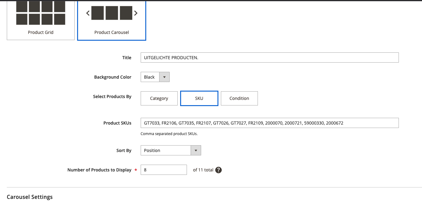 Sort by position/sku is not working for Page Builder widget · Issue #2460 · Smile-SA ...