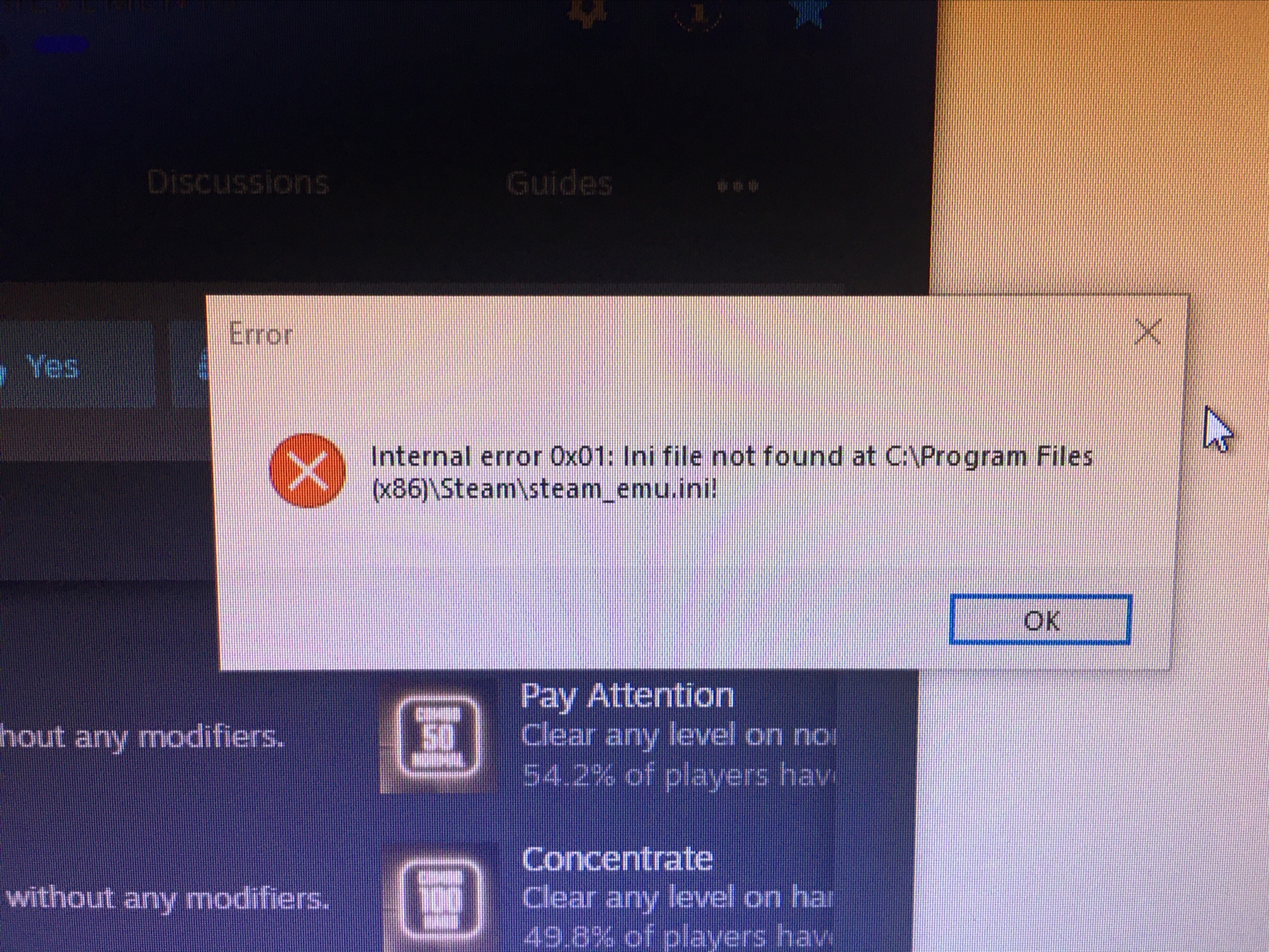 Internal Error 0x01 · Issue 218 · Bsmgmodassistant · Github