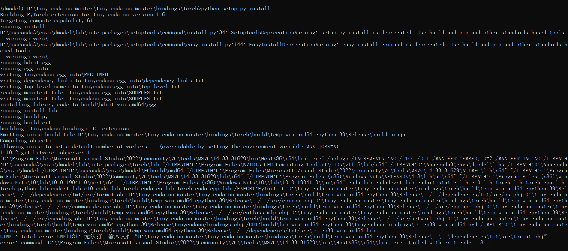 Failing With Tiny Cuda Nn · Issue 137 · Nvlabstiny Cuda Nn · Github 