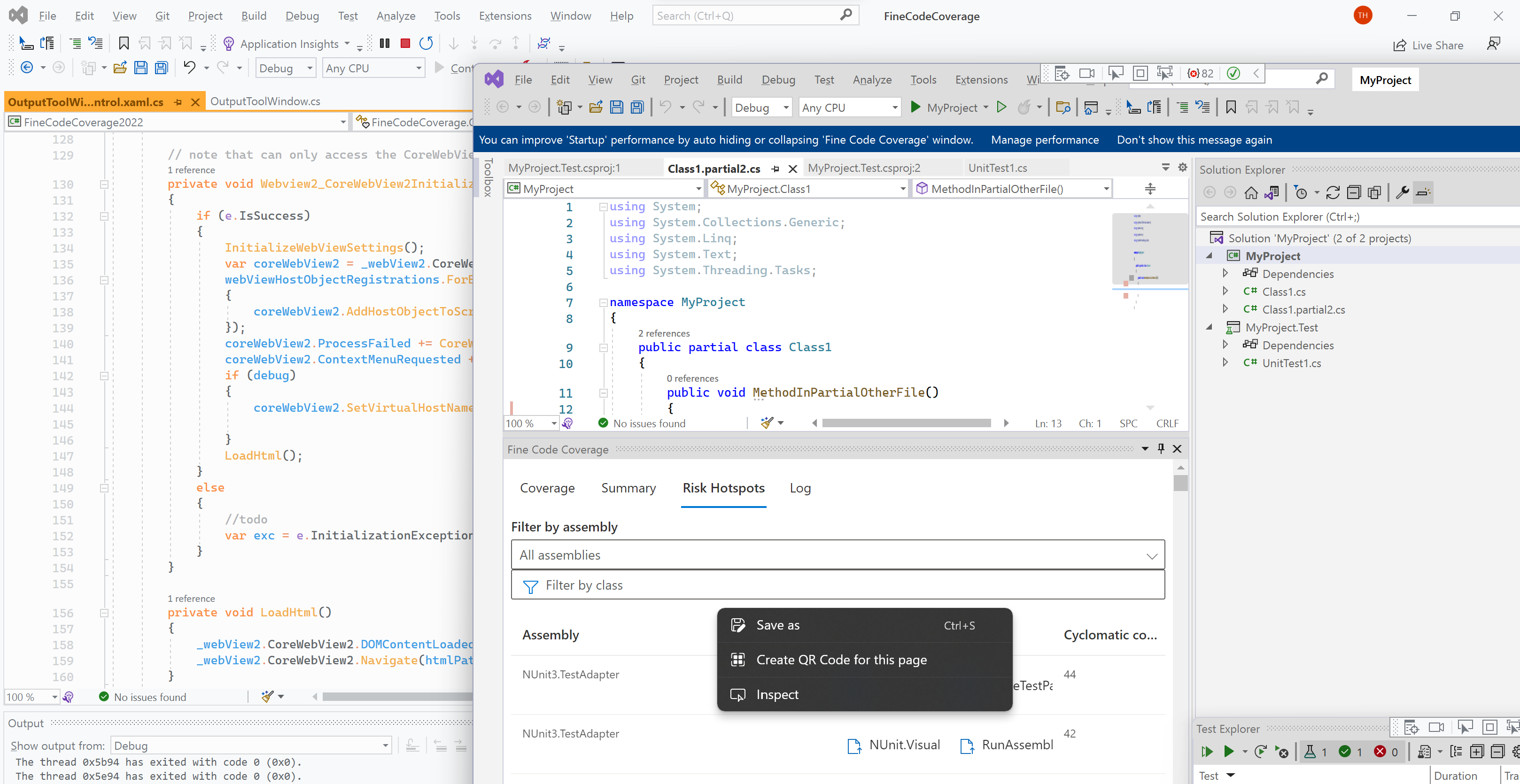 Script error · Issue #263 · FortuneN/FineCodeCoverage · GitHub