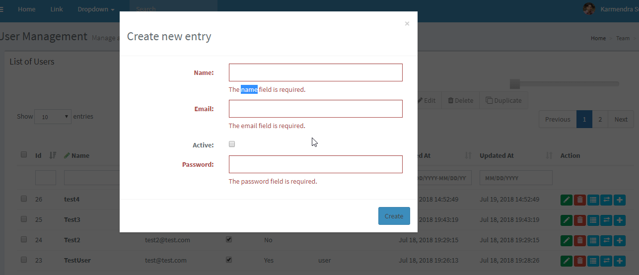 Error Message Attribute · Issue 13 · Yajralaravel Datatables Editor · Github