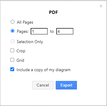 Export to PDF, not only Selected pages, but all · Issue #3021 · jgraph/drawio · GitHub