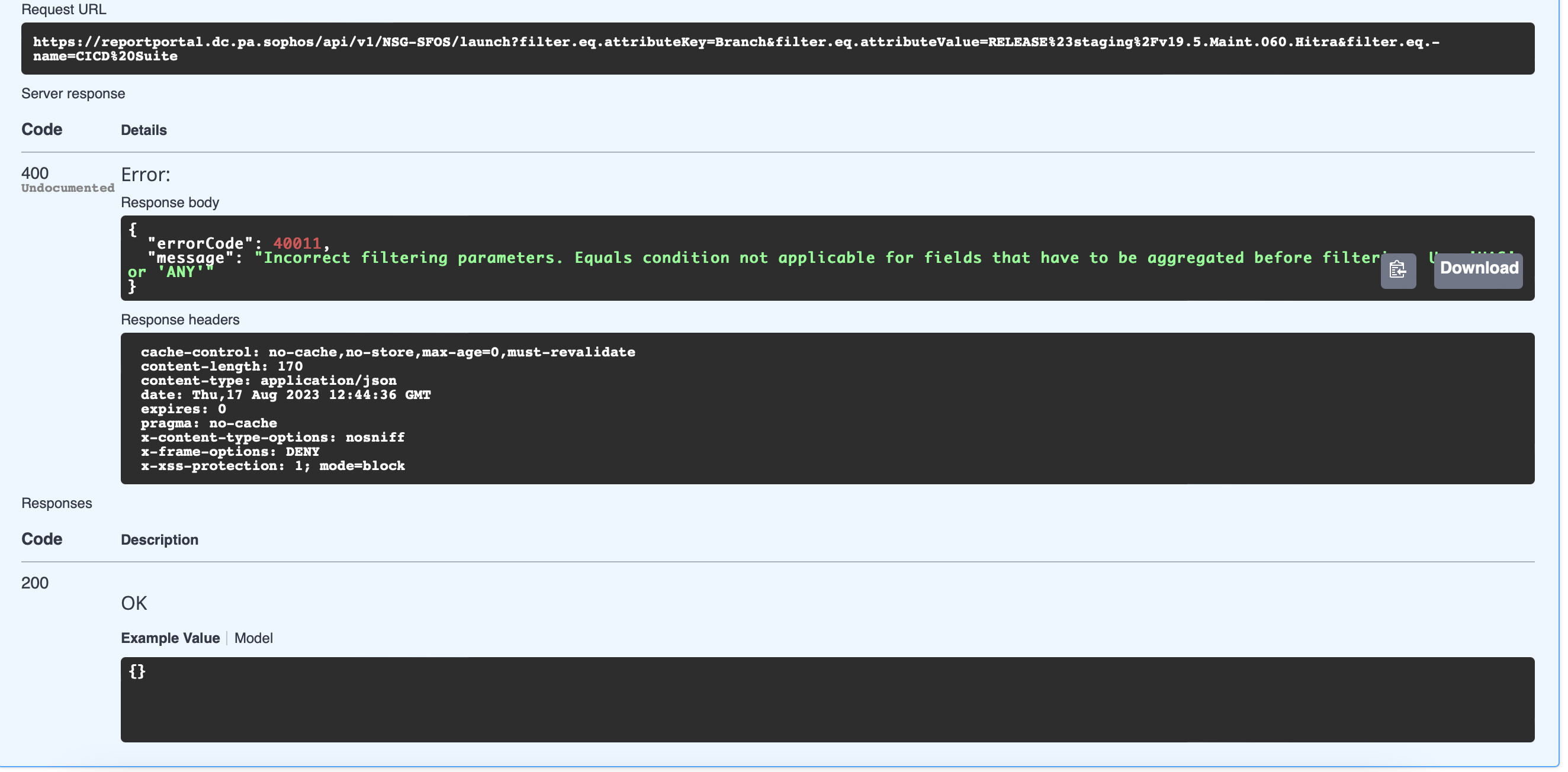 Filter using attributeKey and attributeValue is not working · Issue #2094 · reportportal ...