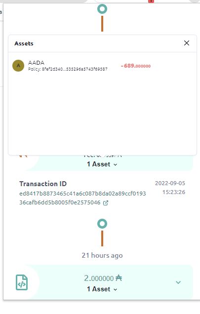 Loss of AADA assets during swap using NAMI and the SundaeSwap exchange · Issue #669 · input ...