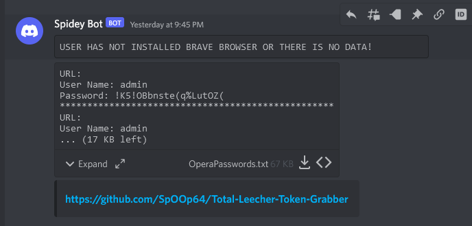 Github - Gohongul Total-leecher-token-grabber: Python Tool To Log
