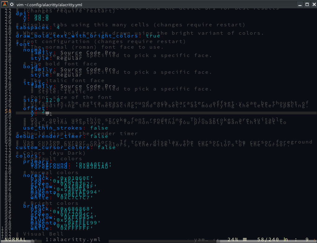 How To Fix Problem With Config Invalid Type Floating Point · Issue 2769 · Alacritty