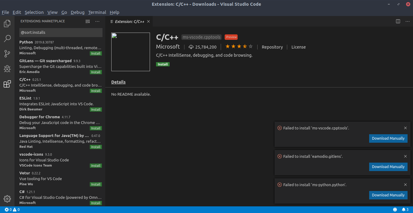 I Can Not Install Extensions Anymore No Proxy · Issue 80092