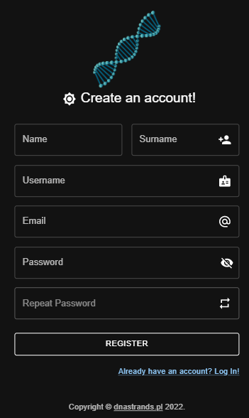 GitHub - ijmazur/dnastrands