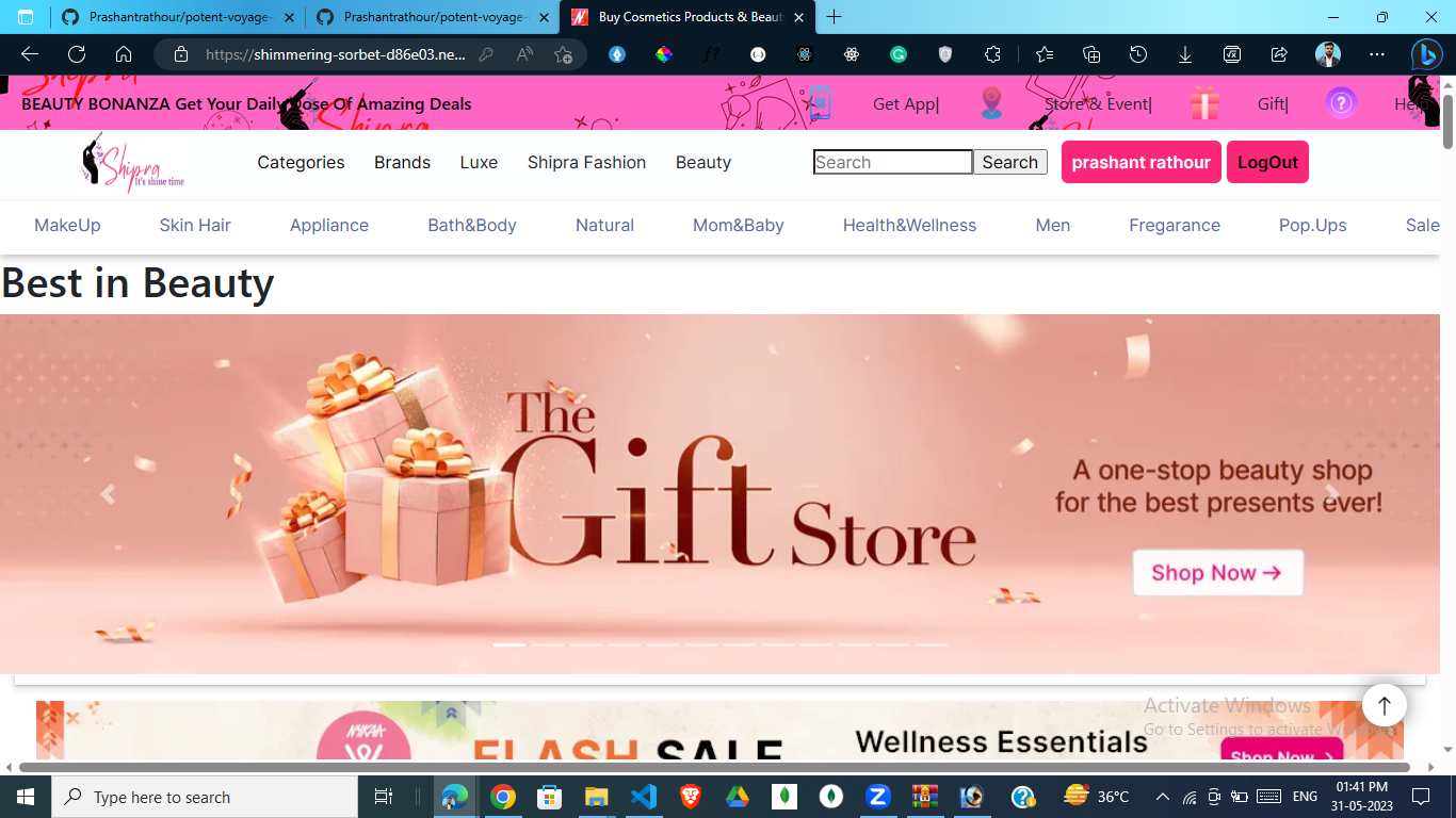 GitHub - Prashantrathour/Nykaa-clone: Nykaa, the online shopping beauty store. Browse makeup ...