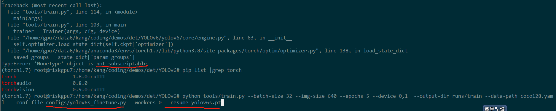 no attribute 'python_exit_status';'NoneType' object is not subscriptable · Issue #343 · meituan ...