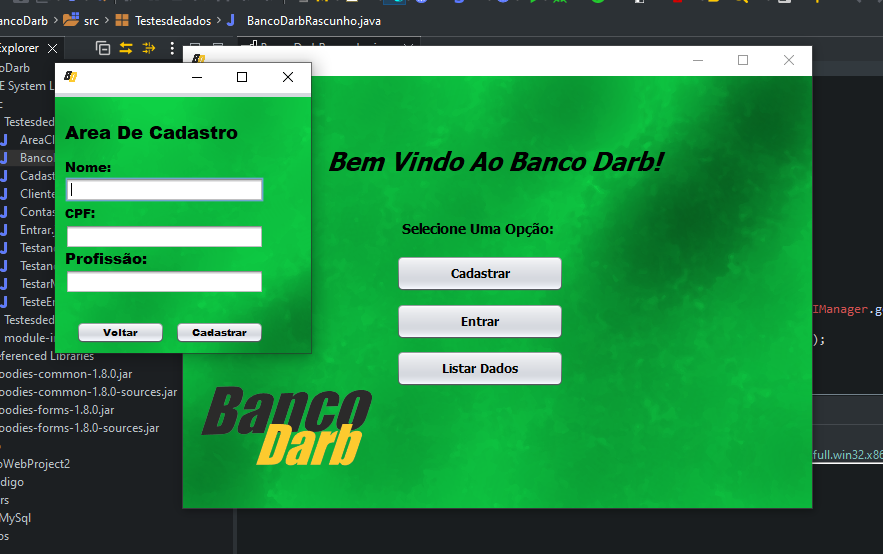 GitHub - Lucas-Andrade-Dev/BancoDarb: Nesse repositório mostro meu projeto java, onde crio um ...