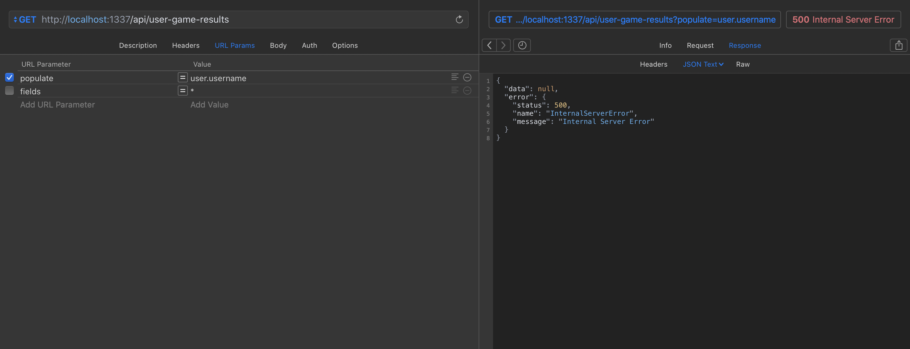 [v4] When trying to use "?populate=user.username" on REST API GET, Error: Invalid populate field ...