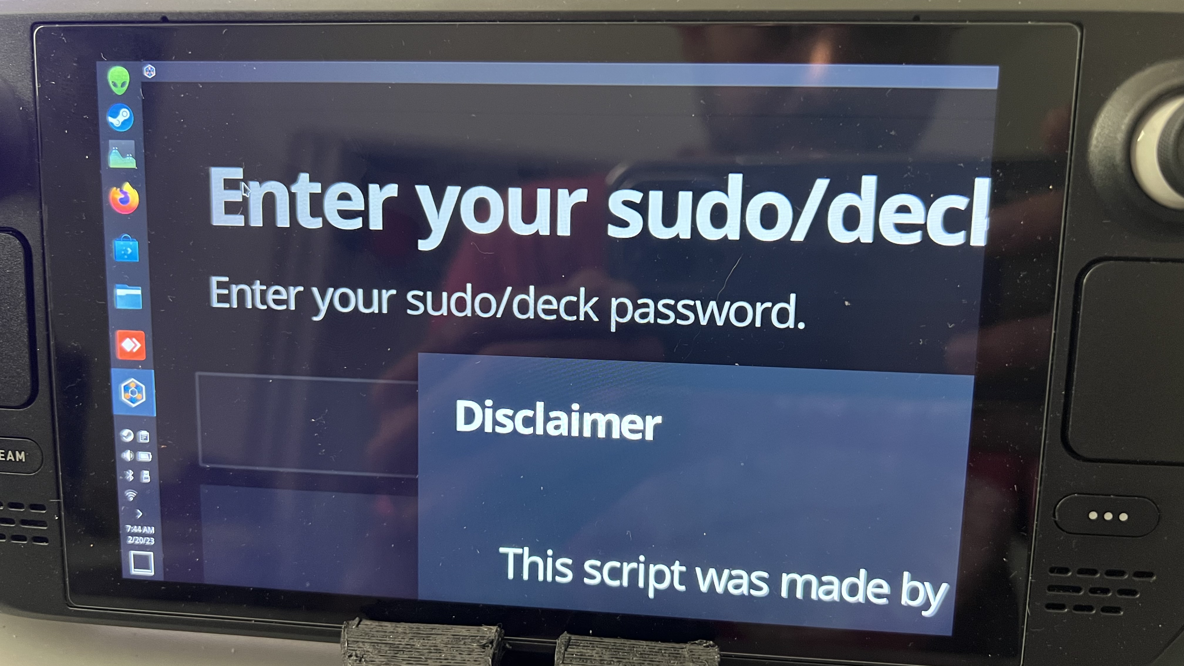 GUI is unusable supersized · Issue #32 · CryoByte33/steam-deck-utilities · GitHub