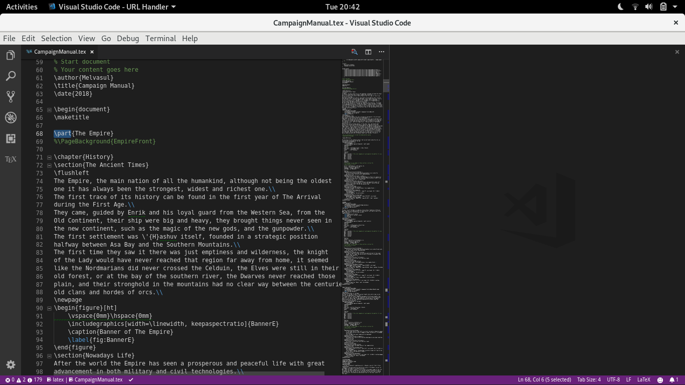 Expand/Collapsing \part{} · Issue #1025 · James-Yu/LaTeX-Workshop · GitHub