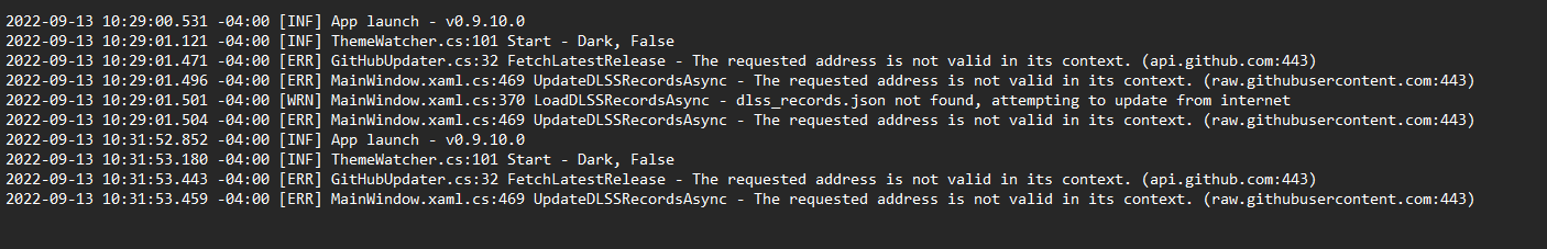Unable to load dlss_records.json · Issue #84 · beeradmoore/dlss-swapper · GitHub