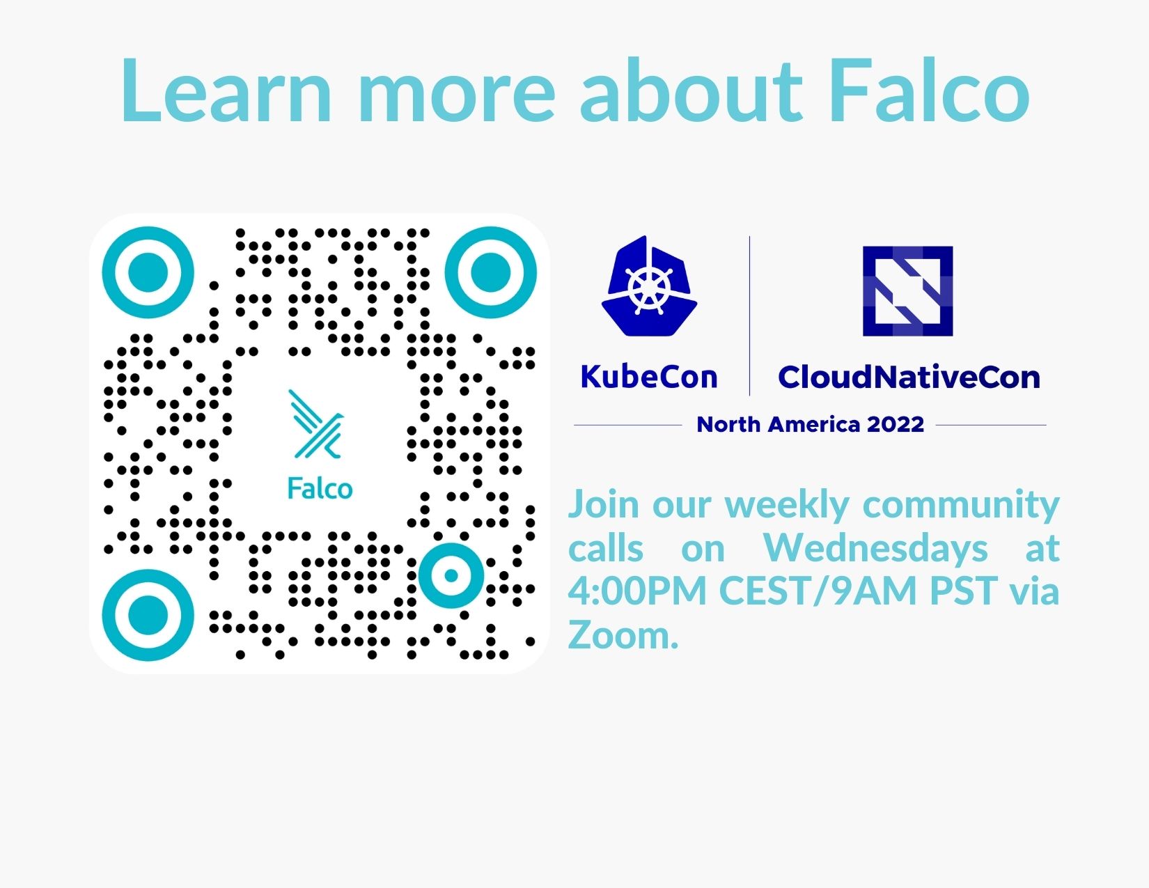 Falco materials for Kubecon NA 2022 · Issue #157 · falcosecurity/community · GitHub