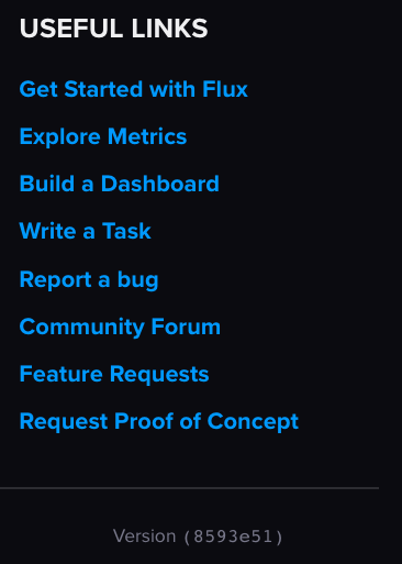 Bug - Put a link to InfluxDB University back in the "Useful Links" section on the homepage ...