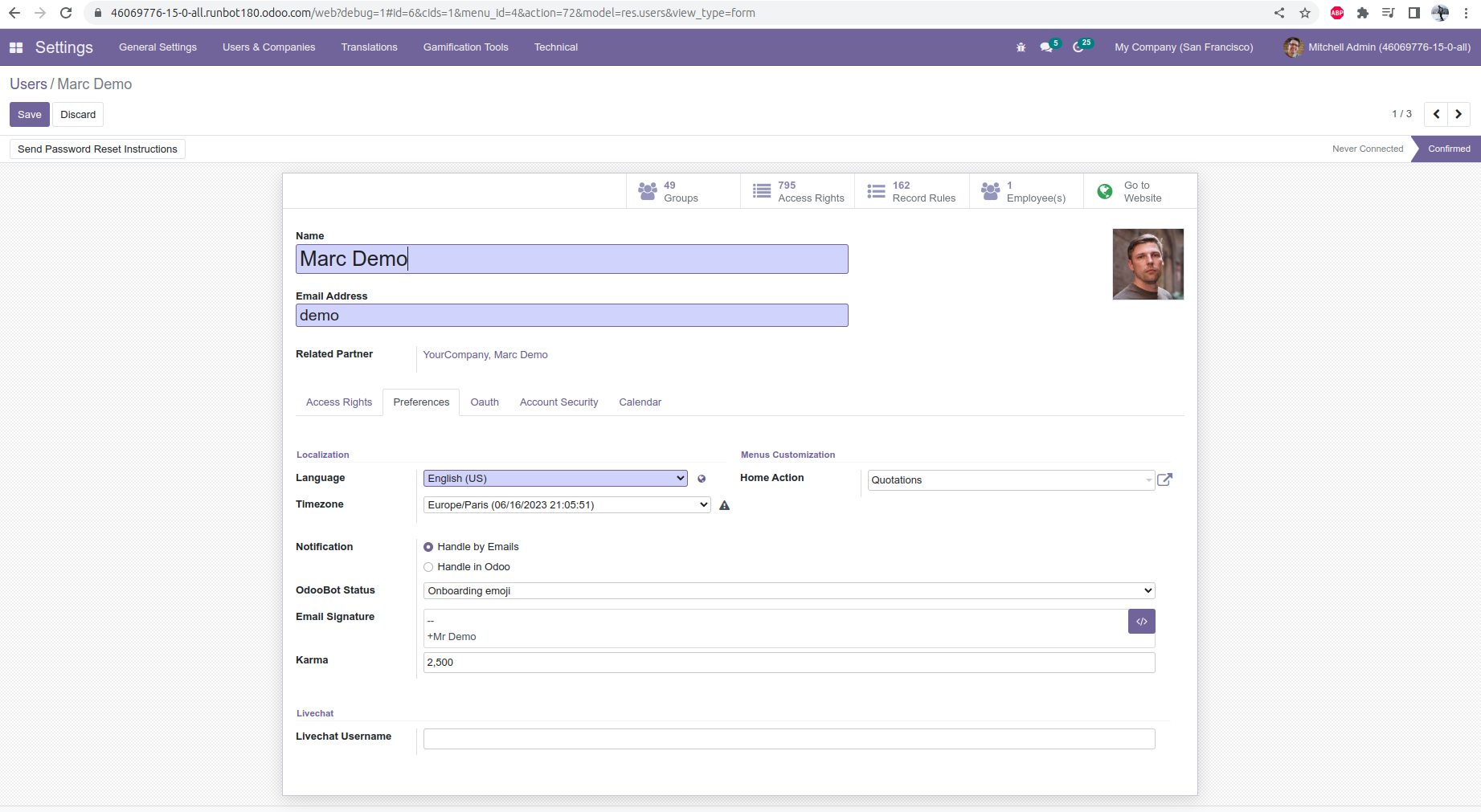 [15 0]website Any Menu Clicking From Website Goes To Home Action · Issue 119971 · Odoo Odoo