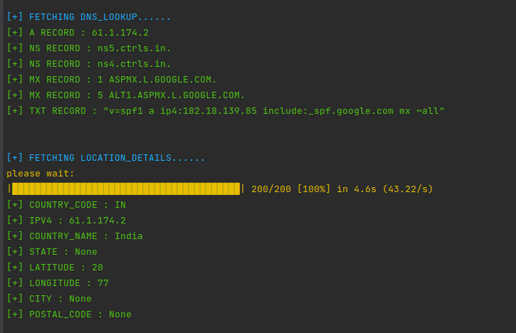 GitHub - shybu9/domaINFO: THIS TOOL IS USED TO GATHER INFO OF A DOMAIN AND IP ADDRESS