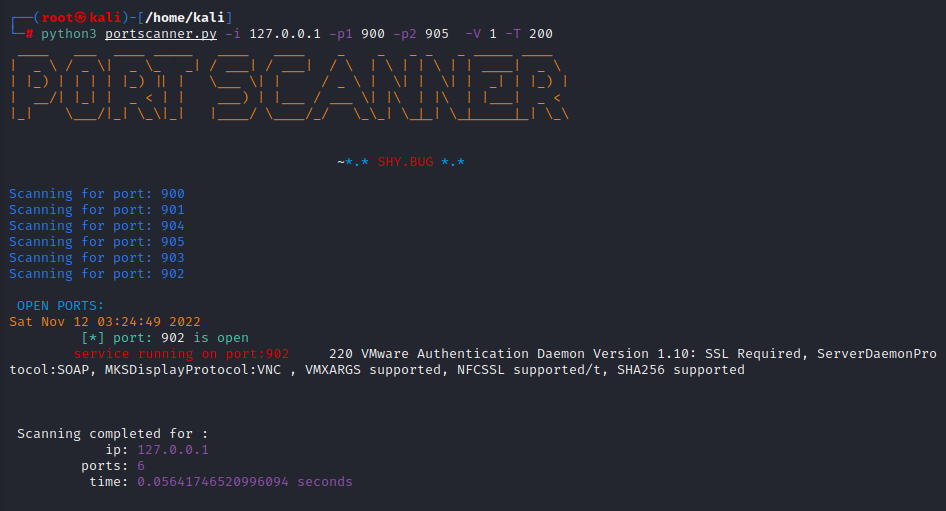 GitHub - shybu9/port-Scanner: THIS TOOL IS USED SCAN PORTS AND DUMP ALL THE OPEN PORTS AND THEIR ...