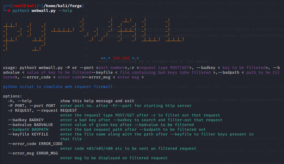 GitHub - shybu9/py--WALL: simple python script for simulating an web firewall.