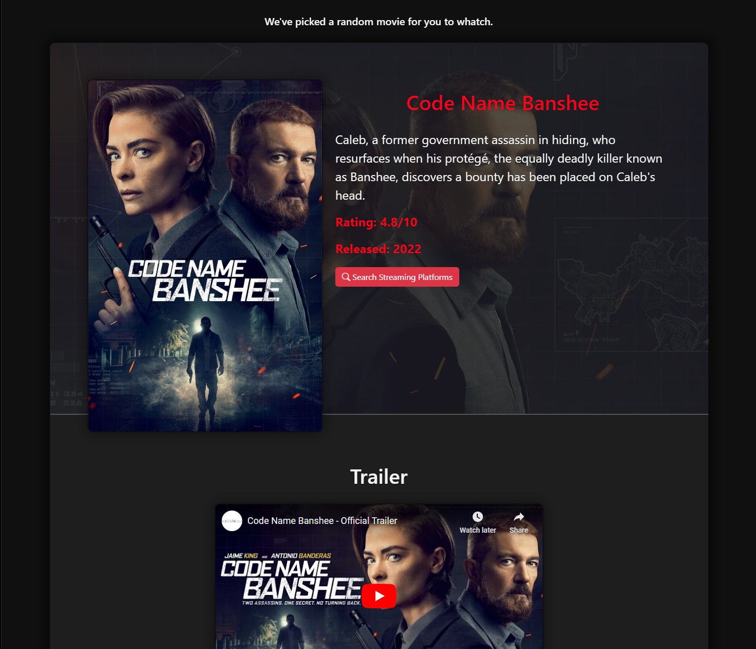 GitHub - theLemmonade/project-whatch: Wondering what movie to watch tonight? Take a seat, let us ...