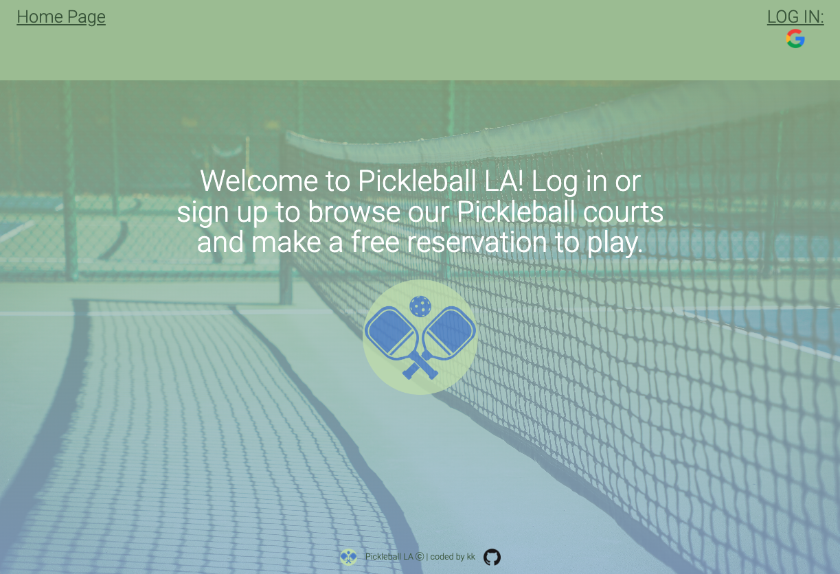 GitHub - kailahk/pickleball_LA: Useful website for viewing, reviewing, and reserving pickleball ...