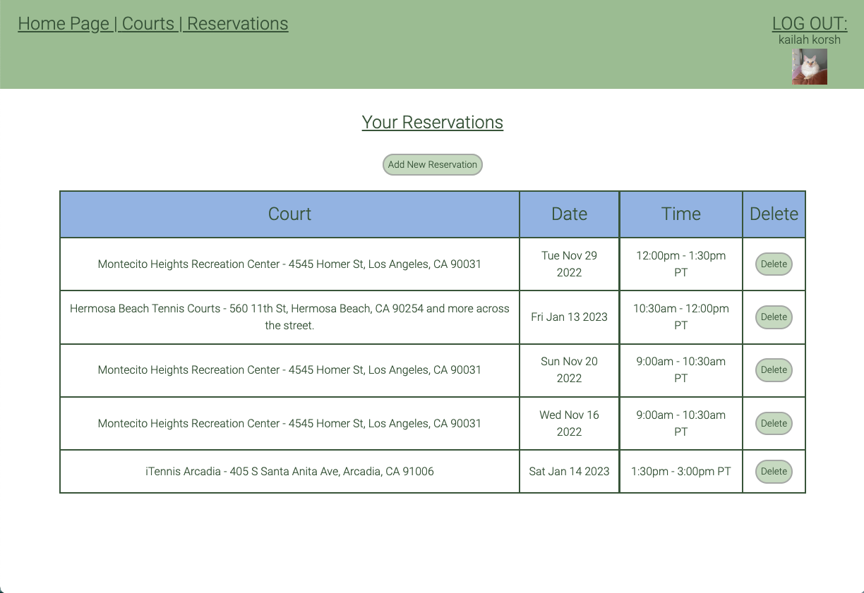 GitHub - kailahk/pickleball_LA: Useful website for viewing, reviewing, and reserving pickleball ...