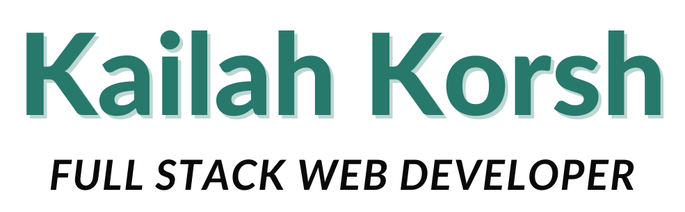 kailahk (Kailah Korsh) · GitHub