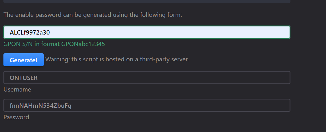 CIG (Q-010G-Q) password generator not accessible · Issue #252 · hack-gpon/hack-gpon.github.io ...
