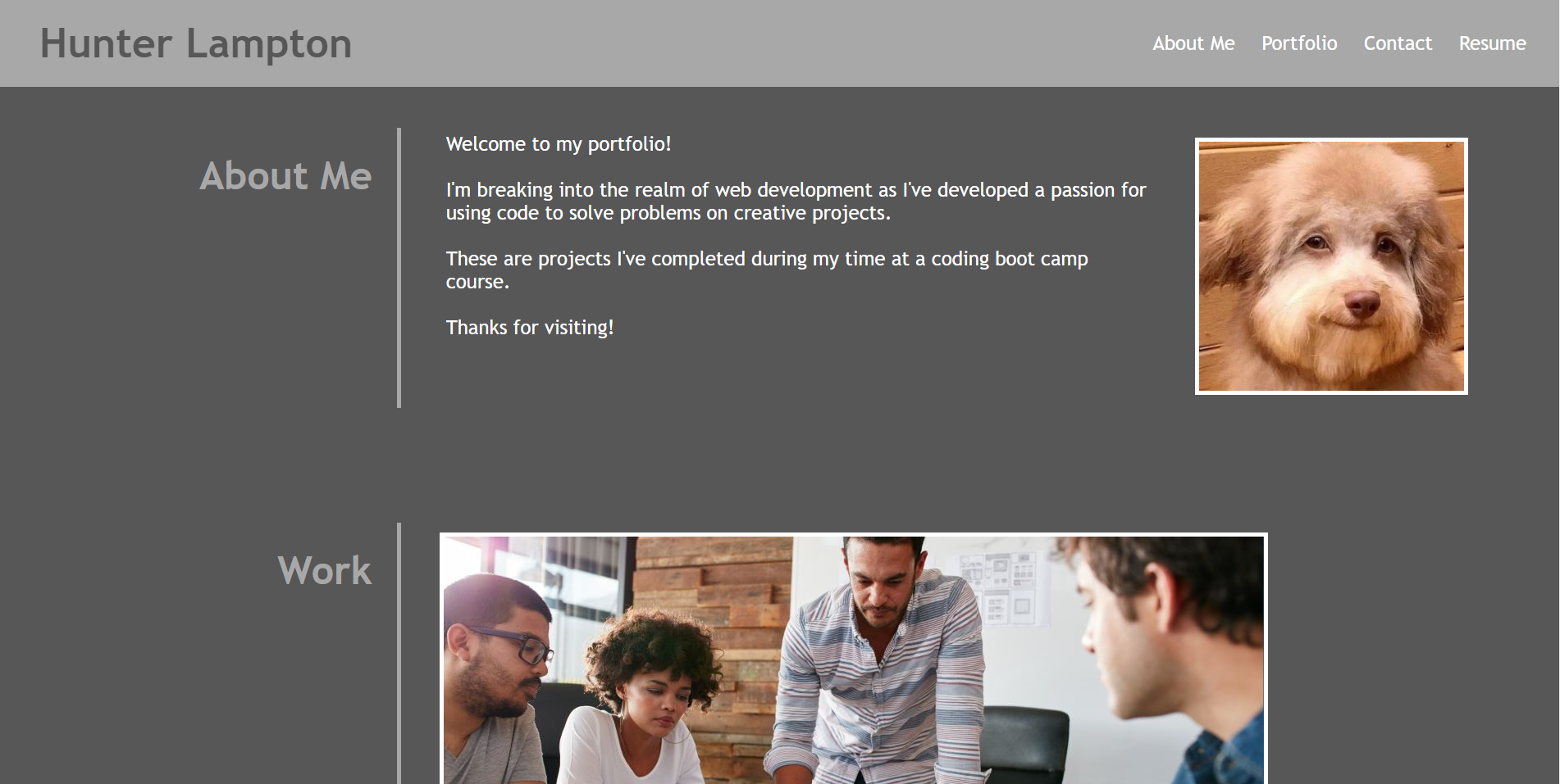 Github Hlampton Portfolio New
