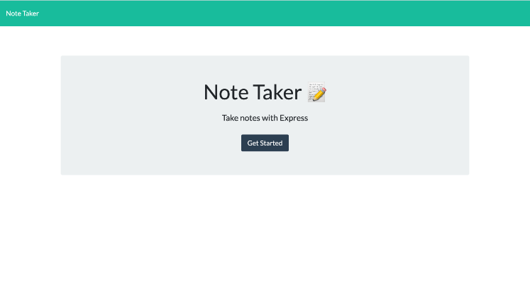 GitHub - hlampton/note-taker