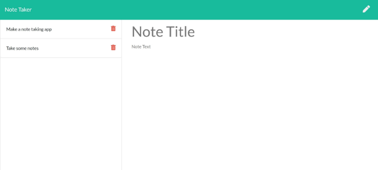 GitHub - hlampton/note-taker