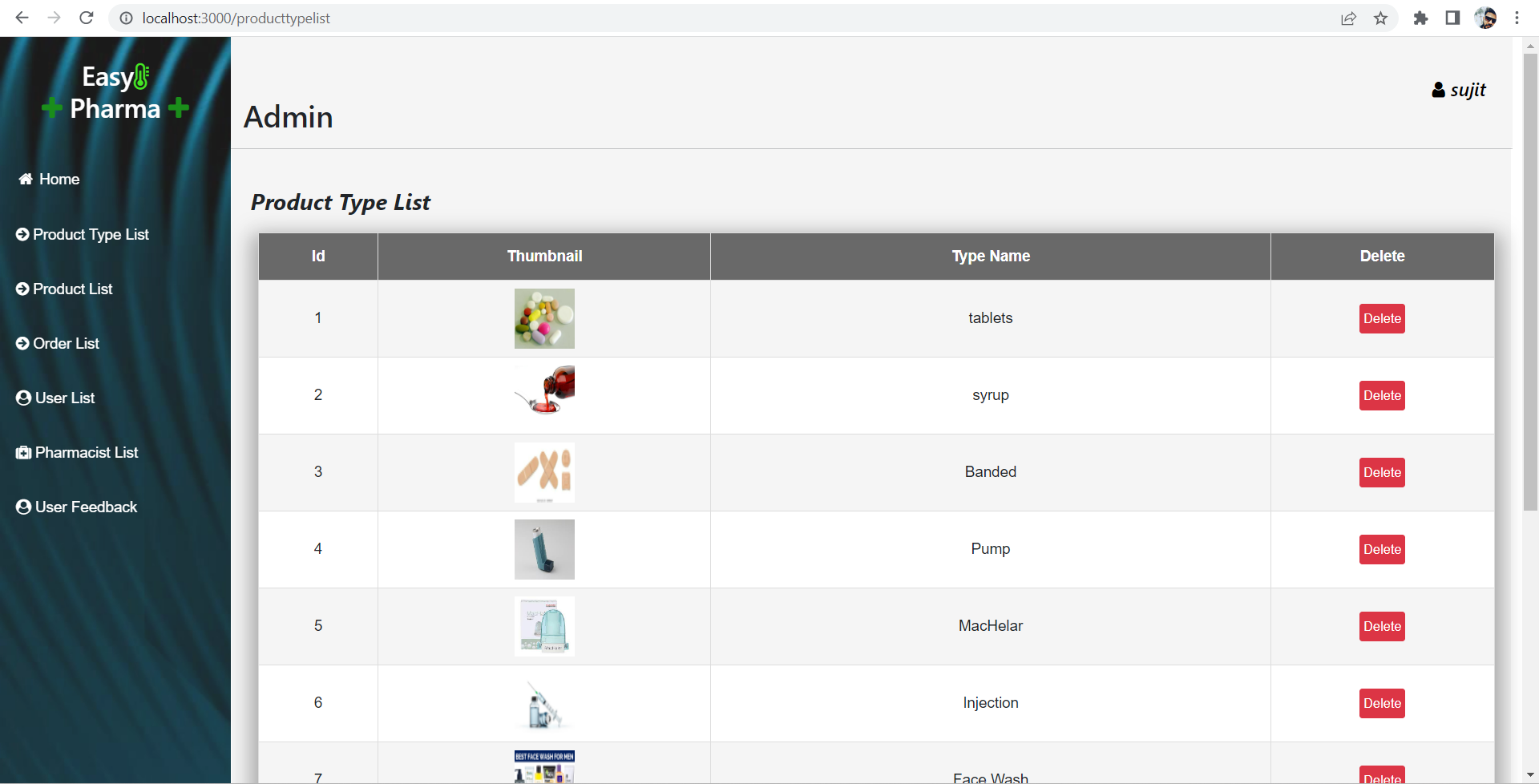 GitHub - Sujit-Badgujar/EasyPharma-CDAC-Project: The repository is of work we have did in my ...