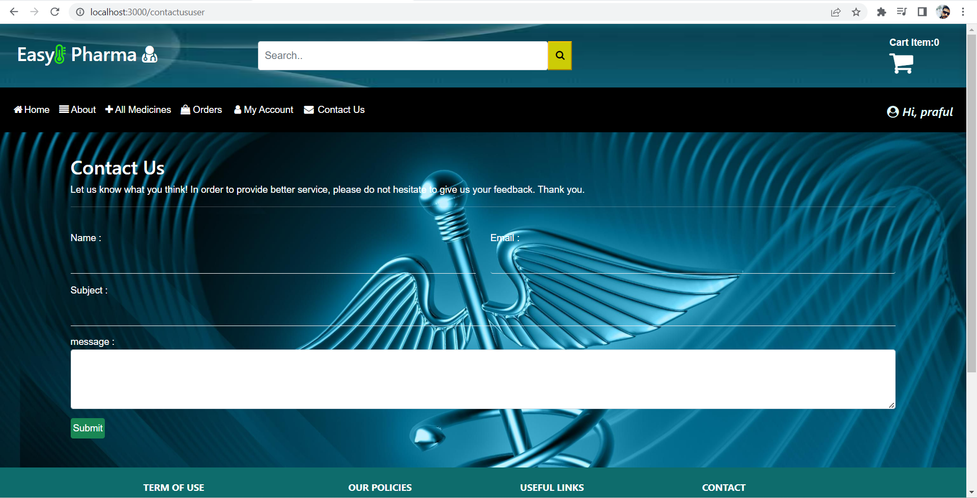 GitHub - Sujit-Badgujar/EasyPharma-CDAC-Project: The repository is of work we have did in my ...