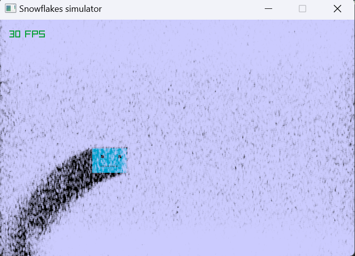 GitHub - EpsilonsQc/Snowflakes-simulation: A project made with the Raylib library, simulating ...