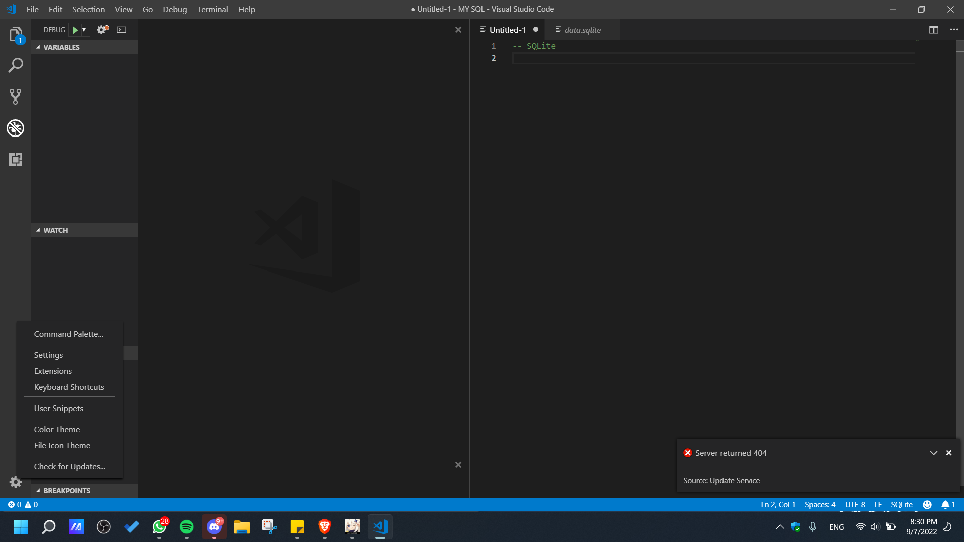 cant update · Issue #160241 · microsoft/vscode · GitHub