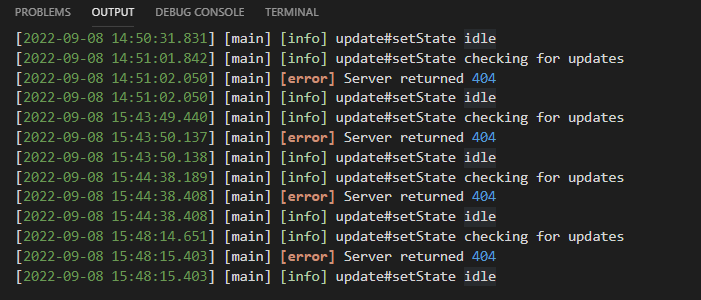 cant update · Issue #160241 · microsoft/vscode · GitHub