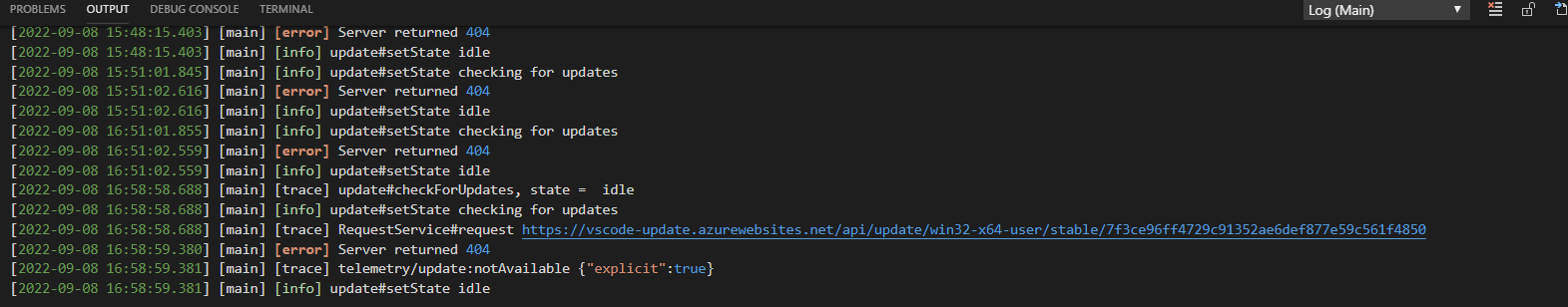 cant update · Issue #160241 · microsoft/vscode · GitHub