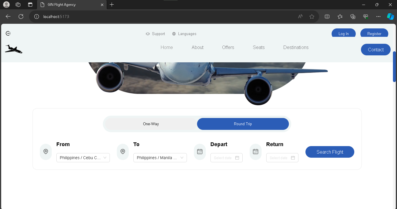 GitHub - gentdimad/GIN_FlightAgency: A flight reservation system with admin and user ...