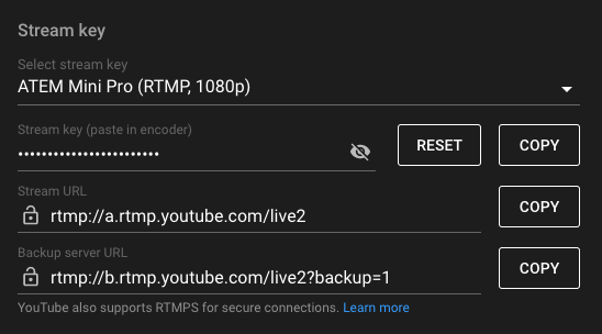 Provide RTMP URL in the admin page next to the stream key · Issue #861 · owncast/owncast · GitHub