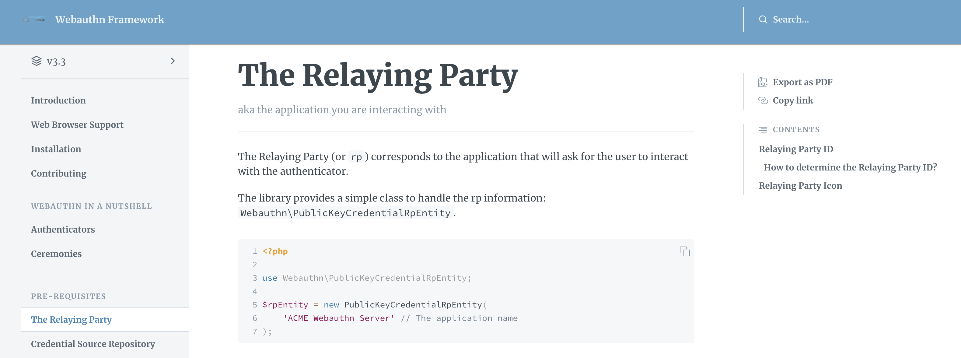 [doc] Relying Not Relaying · Issue 35 · Web Auth Webauthn Framework · Github