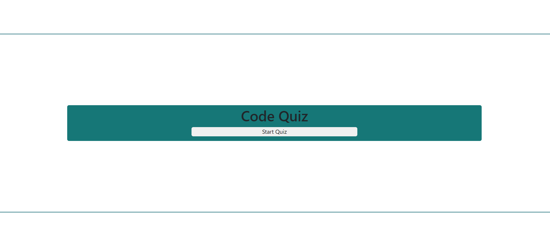 GitHub - Pradogeovana07/CodeQuiz: timed quiz on JavaScript fundamentals