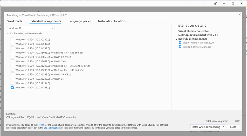 Building PCM on Windows Server 2016 VM (Hyper-V) · Issue #233 · intel ...