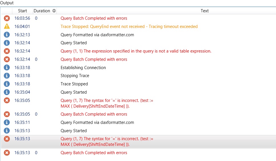 Query run issue · Issue #153 · DaxStudio/DaxStudio · GitHub