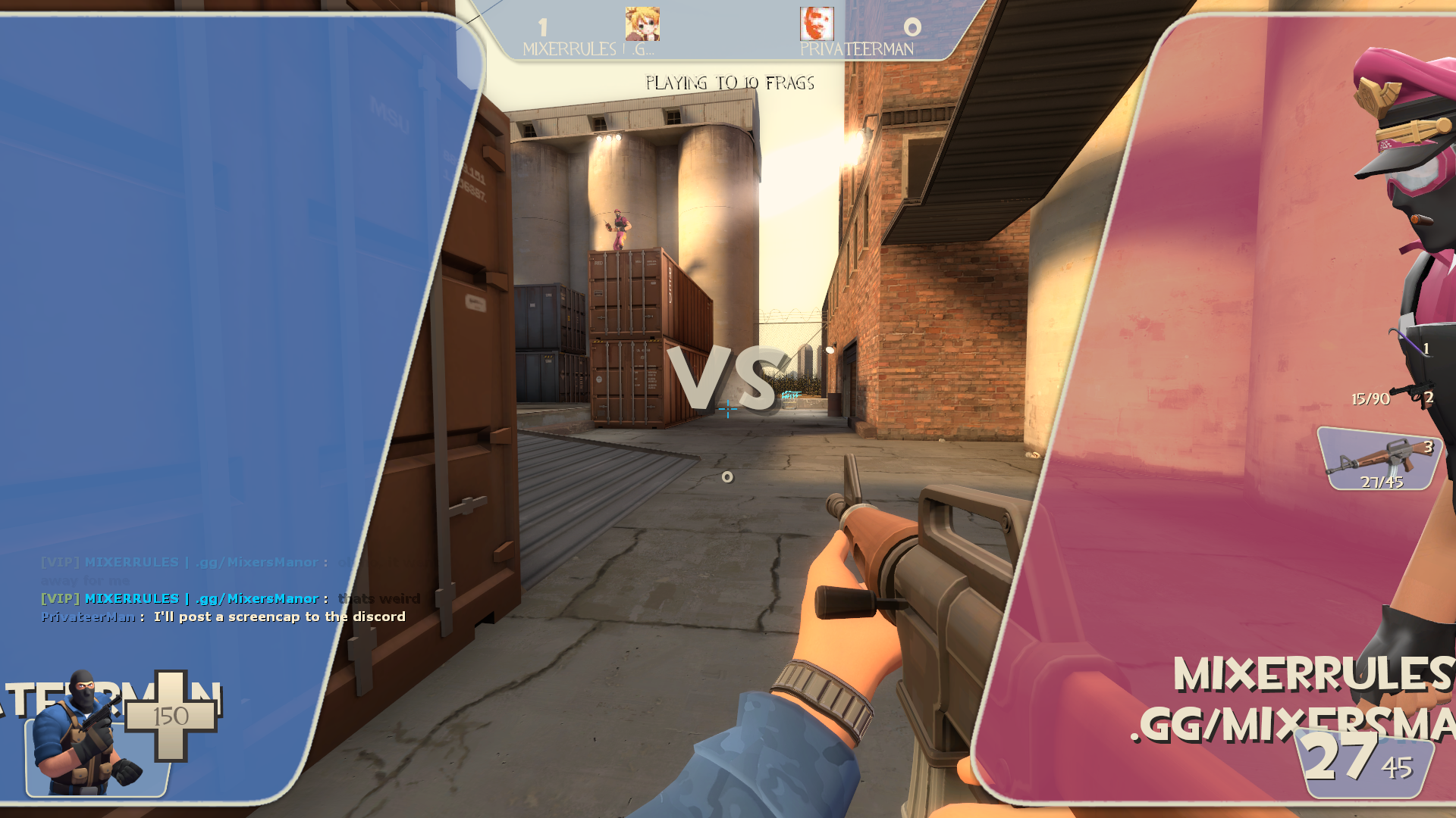 The Duel "Player VS Player" and "Player wins!" hud elements will frequently get stuck · Issue ...